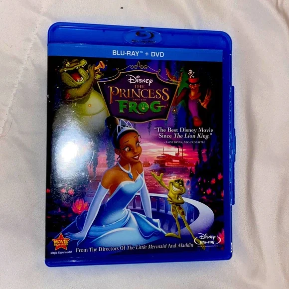 Princess And The Frog Dvd Cover